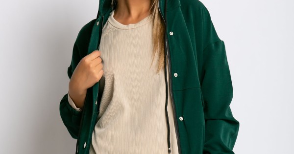 Jacket υφασμάτινο κυπαρισσί